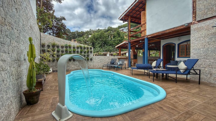 Casa Com Piscina E Churrasqueira - 50m Da Praia - Ilhabela