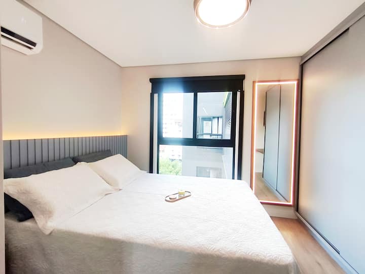 Loft Com Garagem, Piscina E Coworking No Centro606 - Blumenau