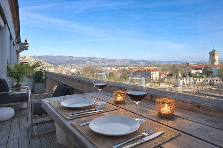 Le Briand-superbe Appartement Dernier éTage-4pers - Bourg-lès-Valence