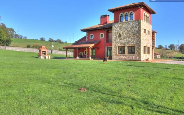 Villa Privada Con Bosque Propio · Barbacoa ·Jardín - Isla