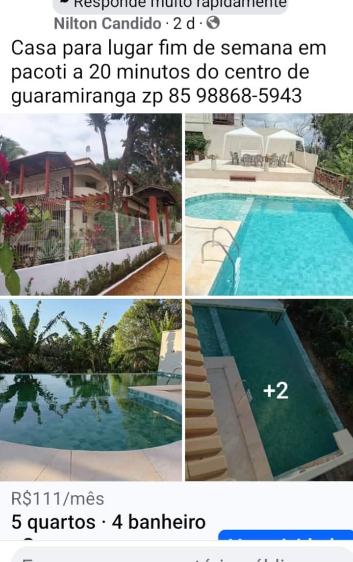 Casa Para Alugar Fim De Semana Em Guaramiranga - Guaramiranga