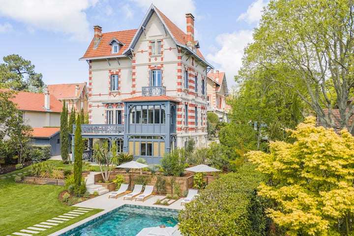 Villa Historique -Piscine- Ville D'hiver Arcachon - Arcachon