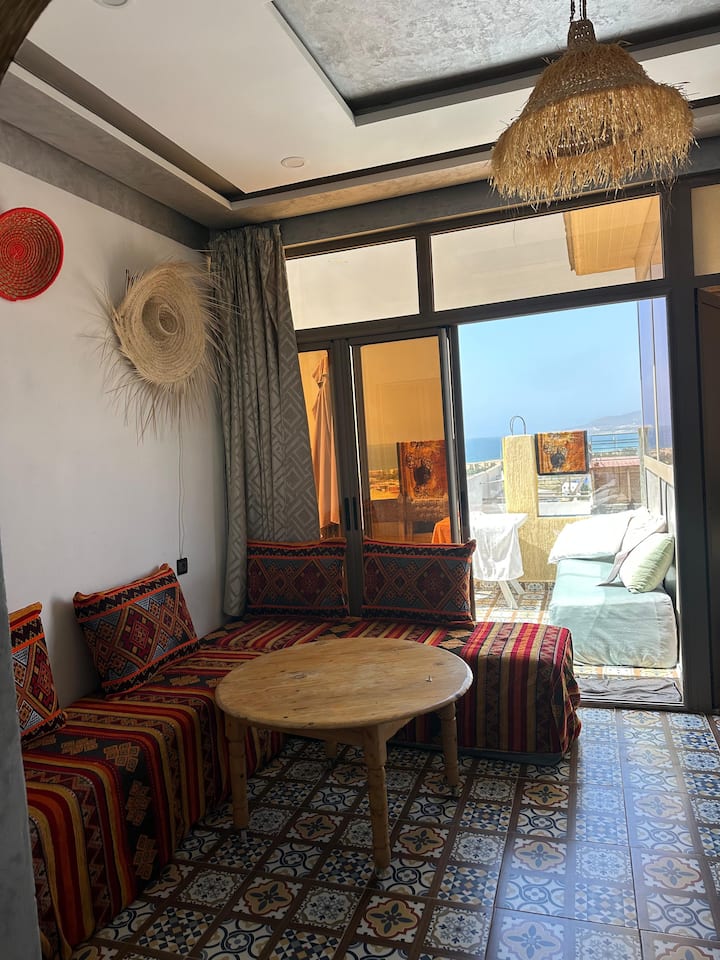 Bedroom Seaside Terrace Escape .D3 - Taghazout