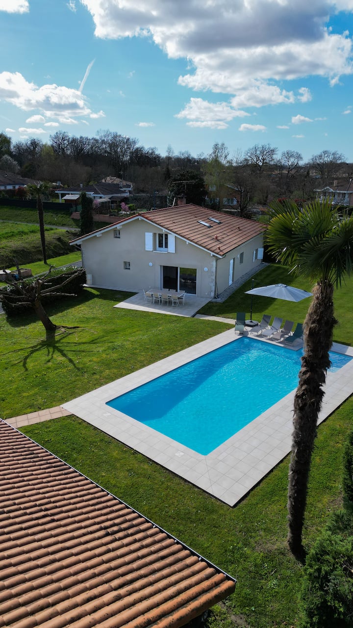 Villa Solanne - Jardin, Piscine & Confort - Dax