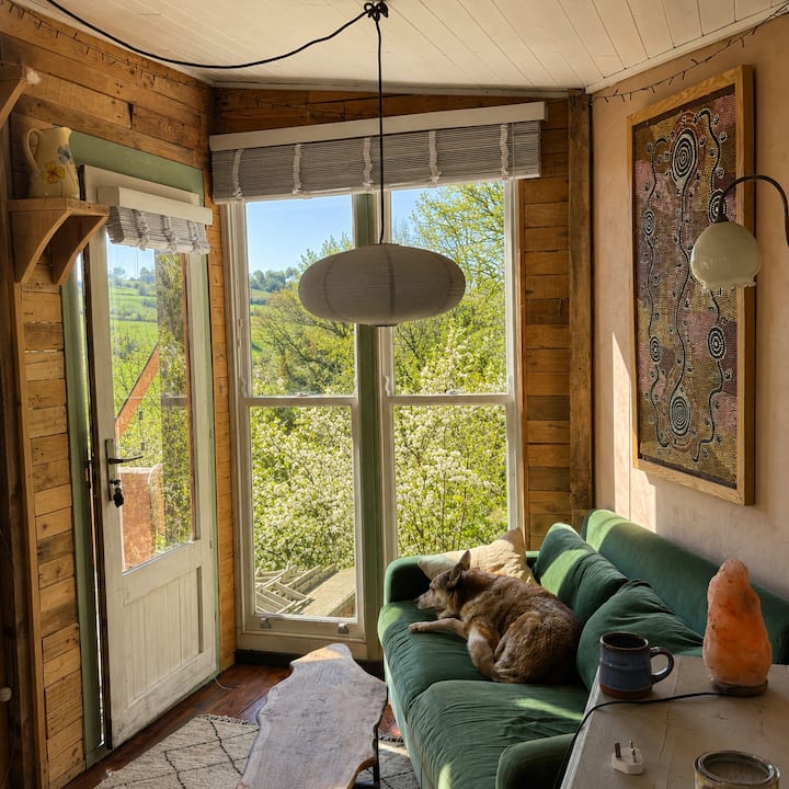 Woodland Sauna Escape | Plunge, Views & Cosy Cabin - Nailsworth