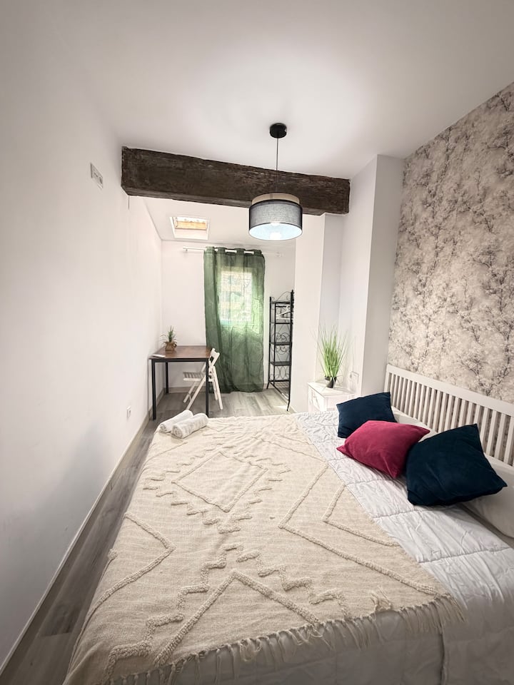 Habitación Doble Con Escritorio Y Baño Compartido - Valencia