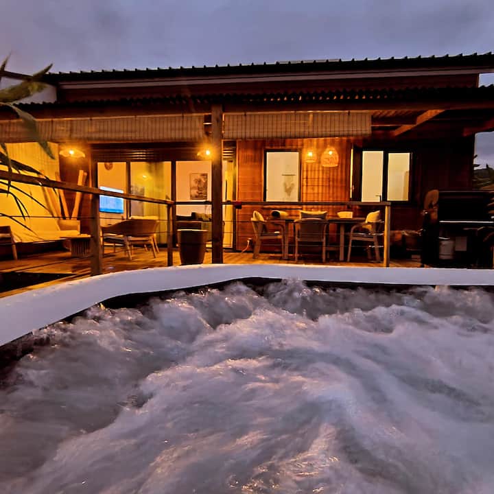 Lodge Style Bali Avec Jacuzzi - Saint Joseph
