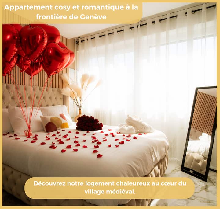 La Suite Opale I Jacuzzi Privé & Home Cinéma - Gaillard