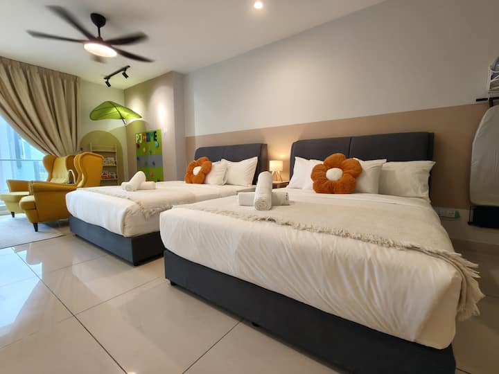 Kslmall@d'esplanade@1br+bathtub@netflix - Johor Bahru