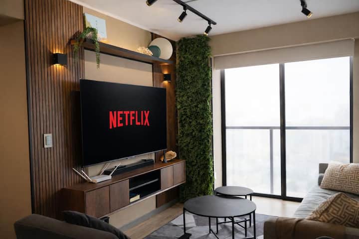 Depa Boutique Cerca San Isidro | Piscina | Gym - Pérou