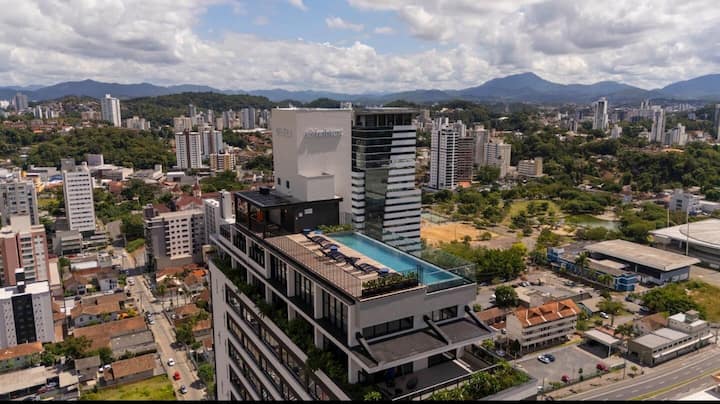 Novo 2p Piscina Vaga Ac 100m Oktoberfest - Blumenau