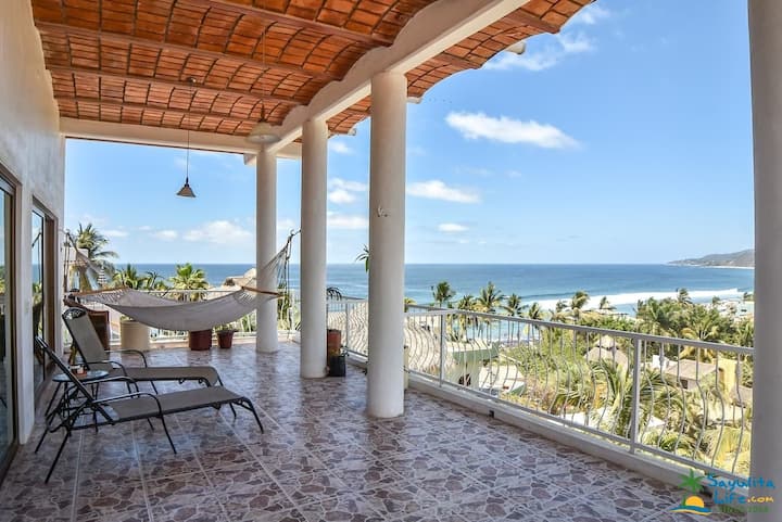 Casa Vista:
Top Floor Ocean And Hills View - Sayulita
