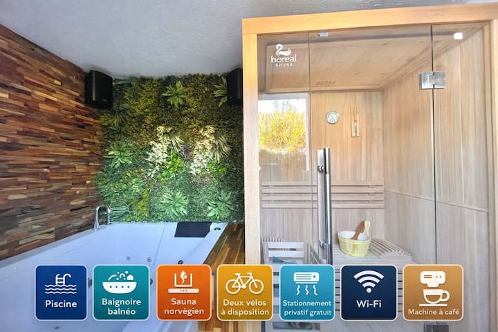 Suite Marrakech · Sauna · Balnéothérapie· Piscine - Saint-Martin-d'Ardèche