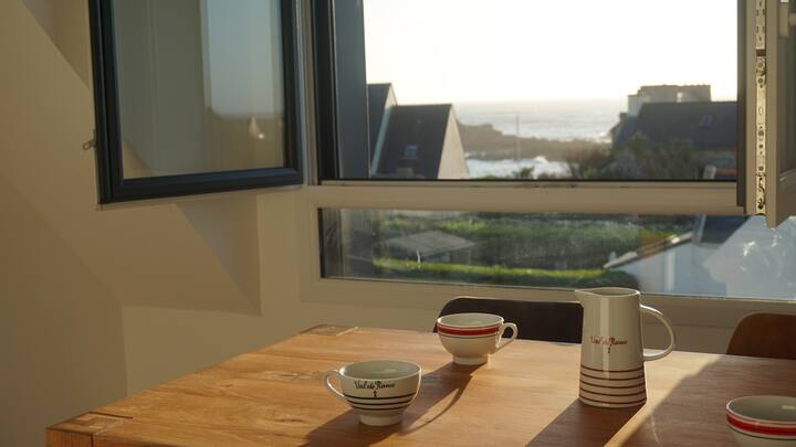 Bienvenue à Ti Ar Mor, Vue Imprenable Sur La Mer - Porspoder