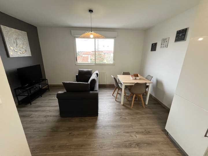 Appartement T2 Prox Cnpe Ufpi Bugey Aéroport Lyon - Villette-d'Anthon