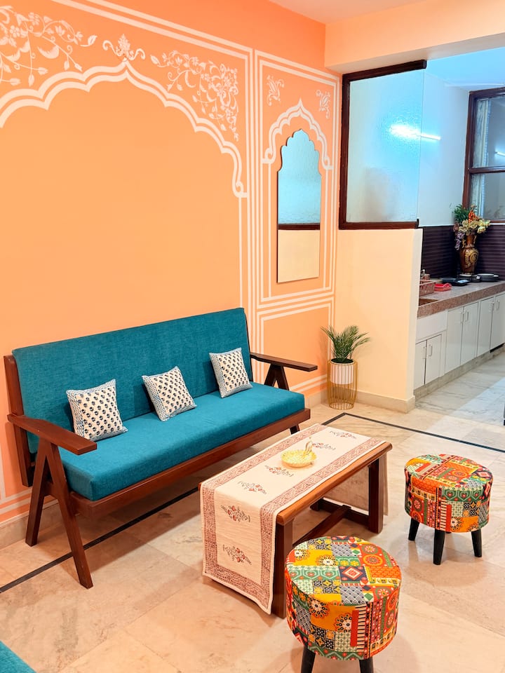 Pink Jaipur-heritage 2bhk • Balcony • Near Airport - Jaipur