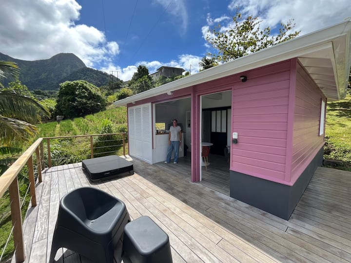 Gite Créole Bois 2 Pers Avec Jacuzzi - Tilokal - Martinique