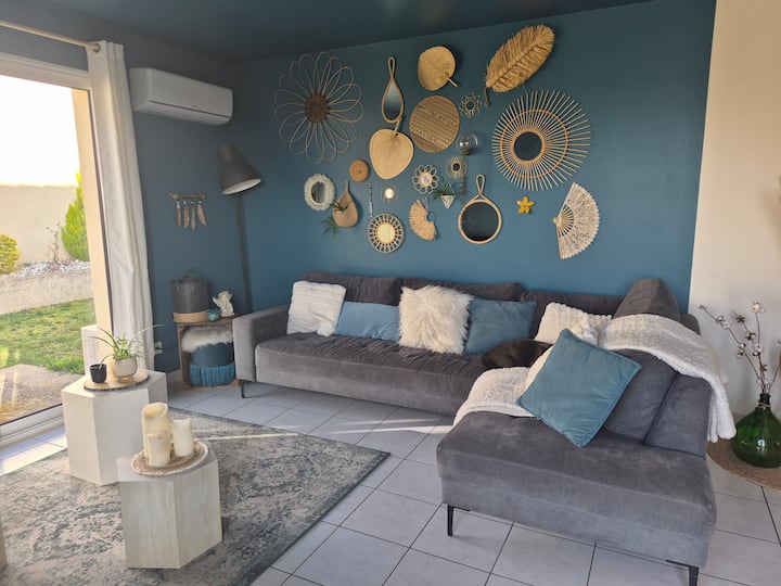 Belle Maison Moderne Avec Joli Jardin Au Calme - Safari de Peaugres