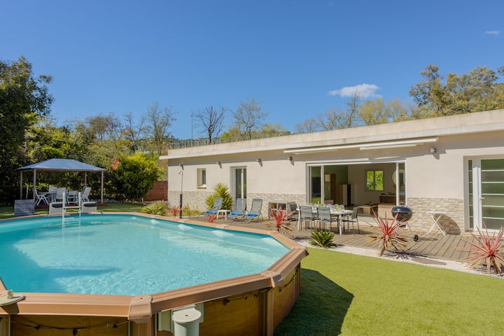 Villa Eden • Piscine•jardin•loisirs•parking•clim - Mandelieu-La Napoule