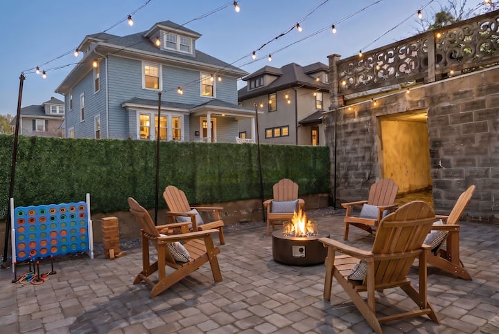 Spacious 7bd/7ba I 10 Min Boston, Parking, Game Rm - Somerville, MA