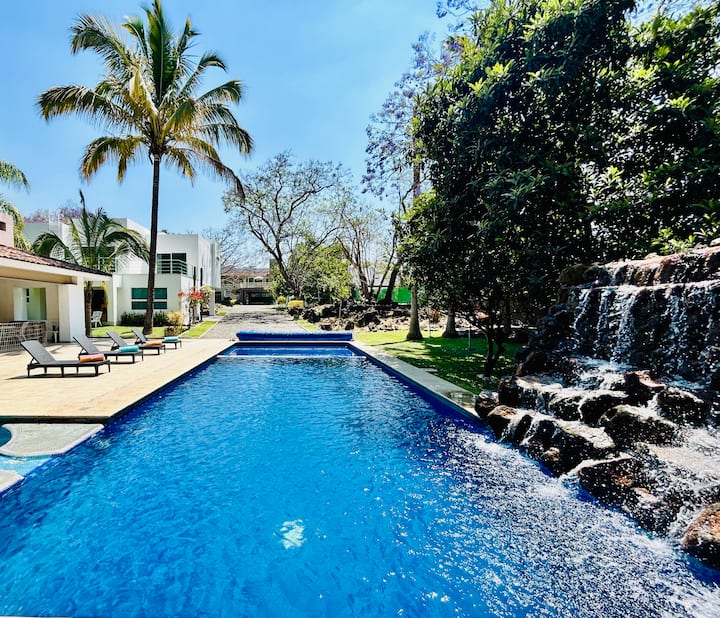 Villa El Pedregal -Grupos +16 Alberca Climatizable - Jiutepec