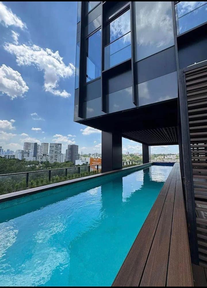 Suite Con Alberca Infinity/zona Financiera De Gdl - Mexico