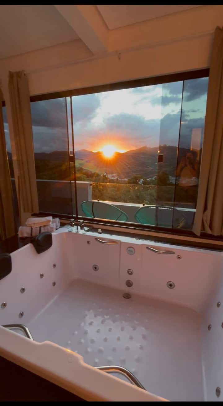 Chalé Colina Do Sol Aconchegante, Vista Incrível! - Espírito Santo