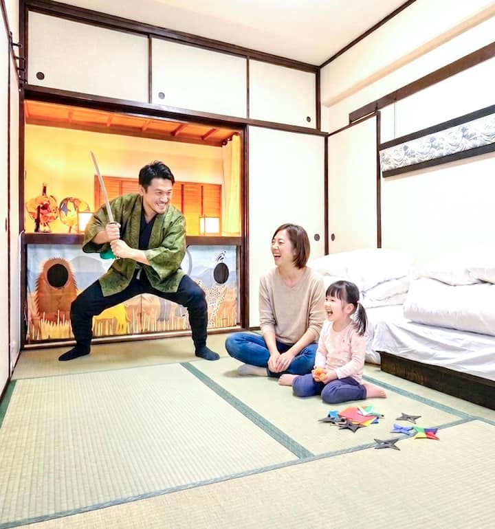 Family Stay Osaka｜1min Sta｜6min Namba｜ninja - Japan
