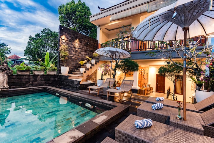 7 Bedroom With Living Room And Ricefield View - Bali