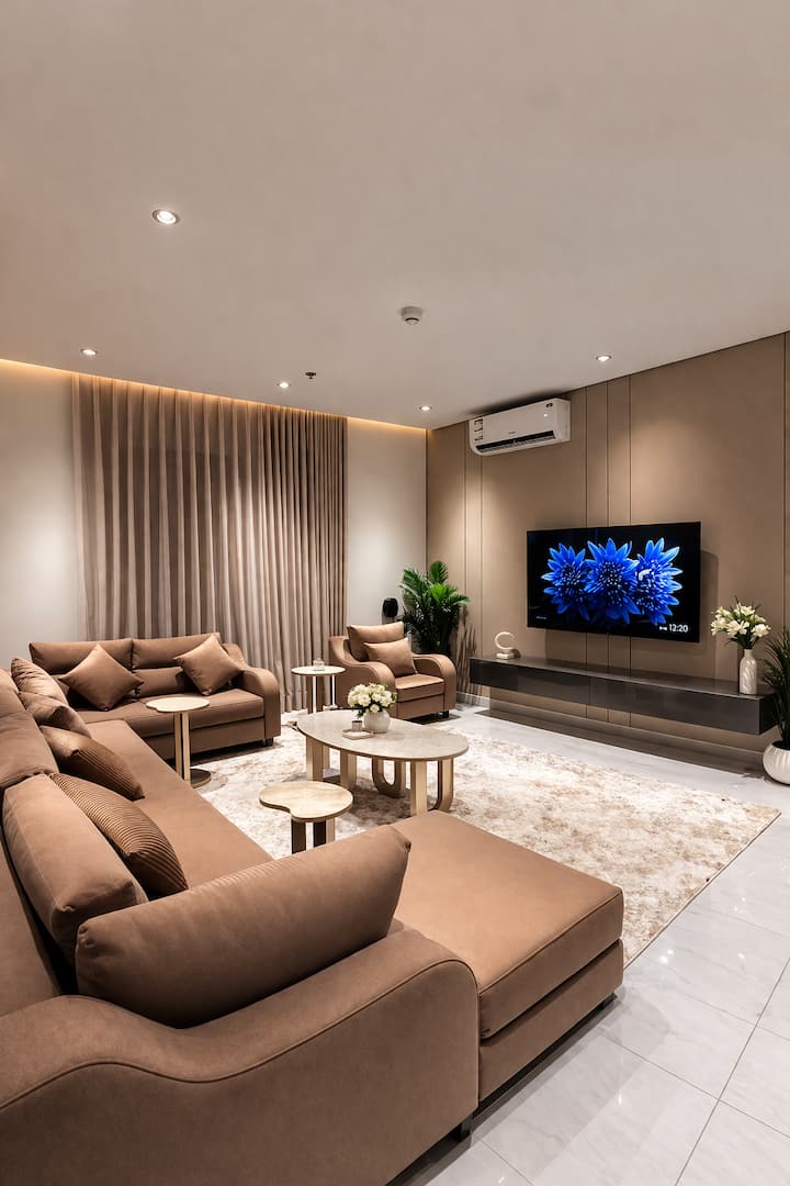 شقه Vip الماجديه3 غرف وصاله ومطبخ و3 حمام دخول ذكي - Riad