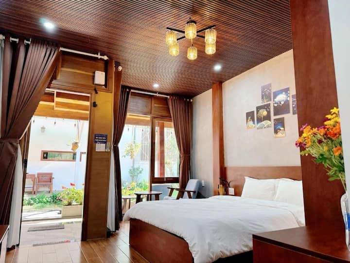 Phòng Giường ĐôI -Vườn Trà Homestay Măng ĐEn - Tỉnh Quảng Ngãi