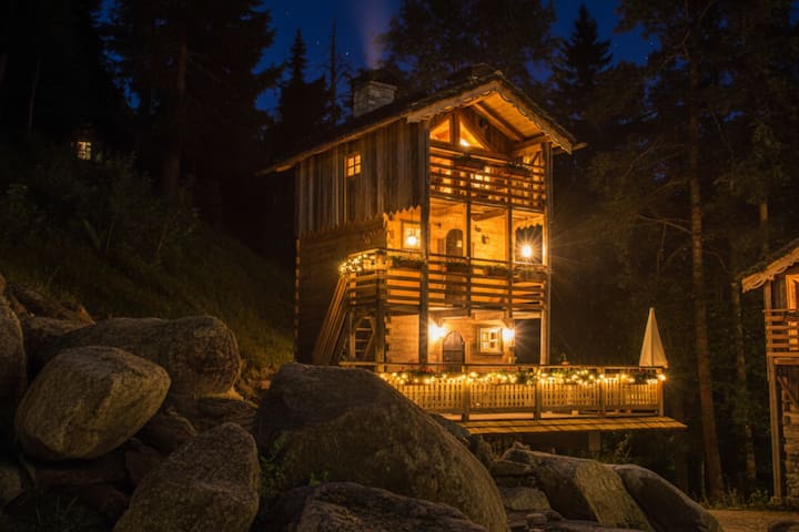 Chalet La Batie 3 Niveaux Avec Jacuzzi Privatif - Vallorcine