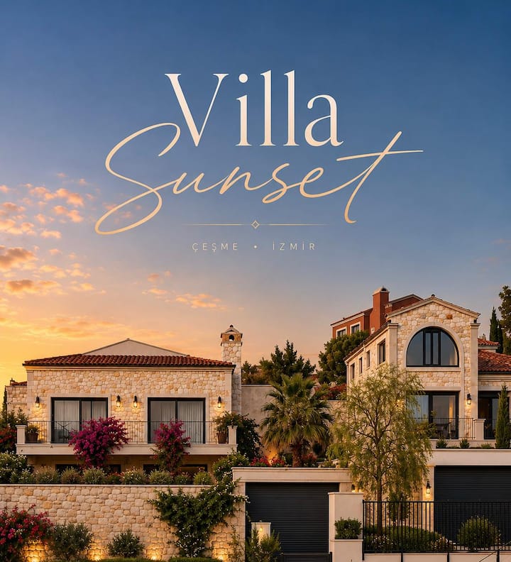 7 Bed 9 Bath 2 Saloon, Pool House In Cesme - Alaçatı