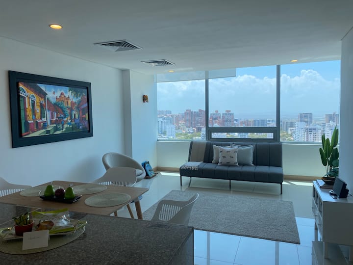 Cozy Modern Apartment Hilton Garden Tower. - Barranquilla