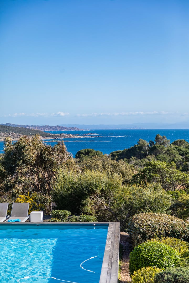 Villa Vue Mer, Plage à Pied à Pianottoli - Pianottoli-Caldarello