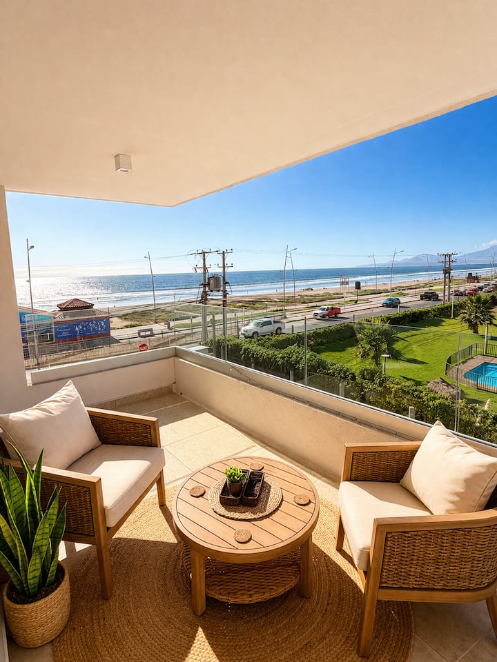 Departamento Nuevo Frente Al Mar En La Serena - La Serena