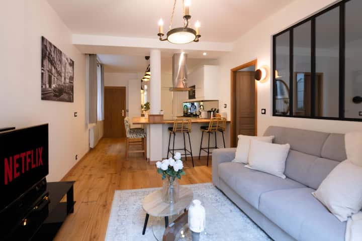 T2 Cosy 43m² Avec Cour à 100m Des Buttes-chaumont - Gare de Lyon