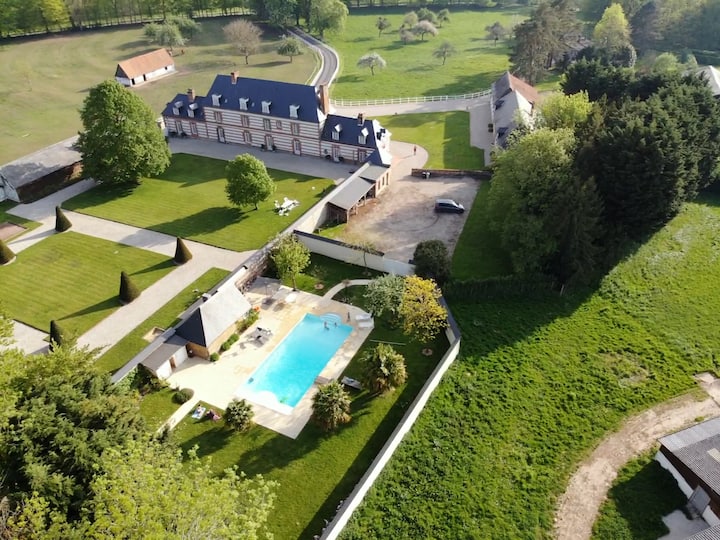 Manoir Normand Prestige – Piscine- Tennis - Dieppe