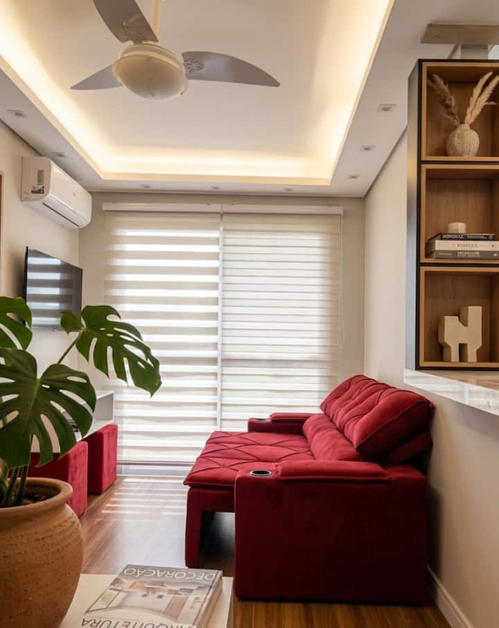 Apt Luxo & Conforto Em Marília-climatizado - Marília