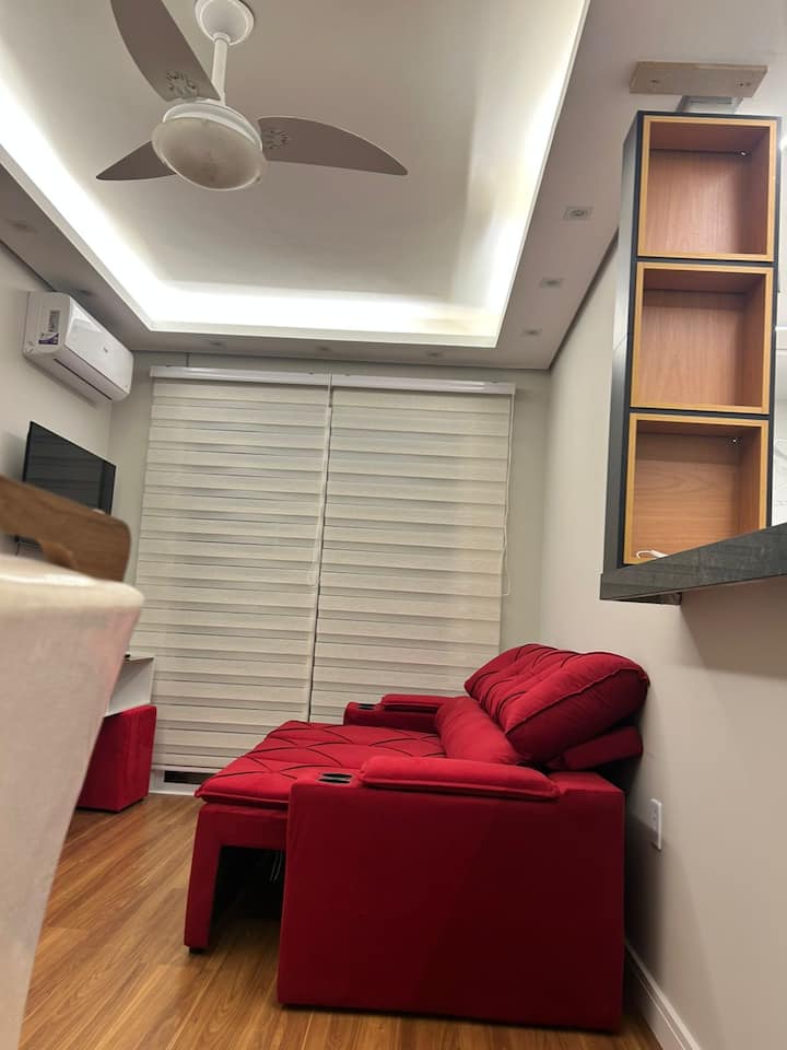 Apartamento De Luxo, Mobiliado Clean E Climatizado - Marília