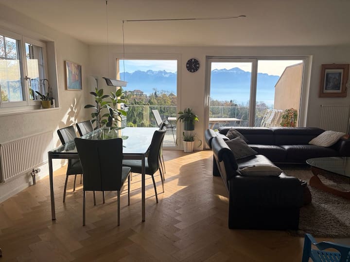 Lake- & Alpine-view Family House In Lutry (Lavaux) - Losanna