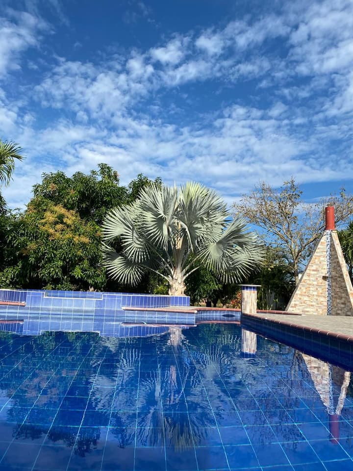 Oasis Campestre Con Piscina , Jacuzzi Y Naturaleza - Ibagué