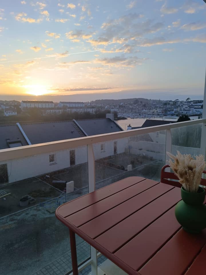 Dcj Appartement Neuf Avec Balcon & Vue Sur Le Port - Douarnenez