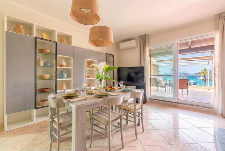 Sunset Harbor Penthouse Avec Terrasse Et Garage - Alghero