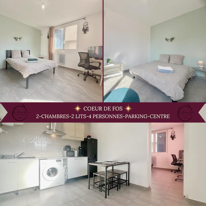 Cœur De Fos - Centre | Plage | Clim | Parking | 4p - Fos-sur-Mer