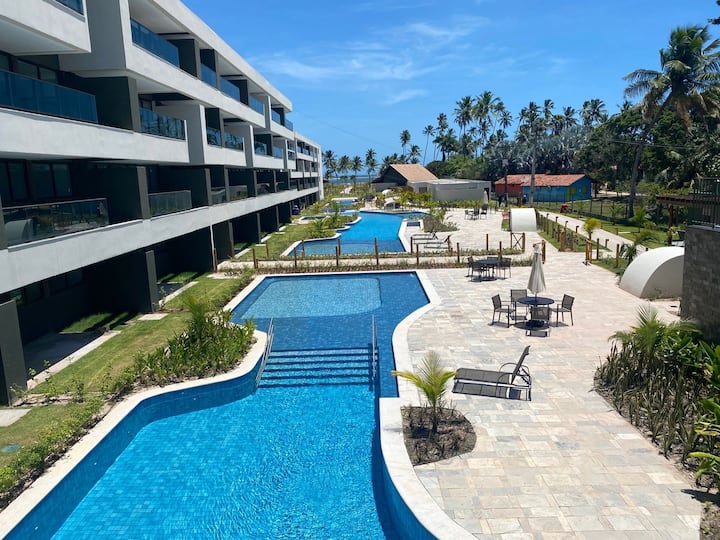 Flat Novo Em Paraíso Pé Na Areia. Carneiros - Pe. - Brasil