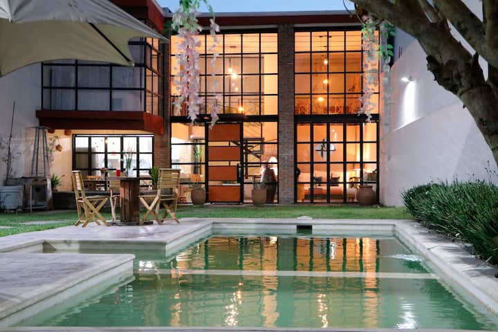 Escapada Con Estilo: Gran Jardín Alberca Y Confort - Tlaquepaque