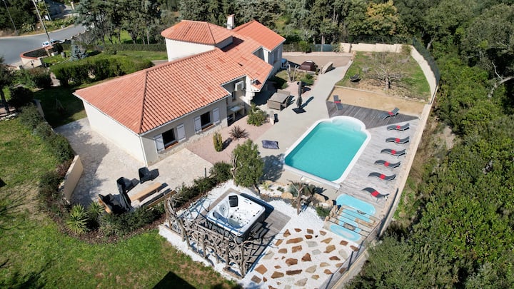 Villa Ste Anne Piscine Chauffée Vue Mer Propriano - Propriano