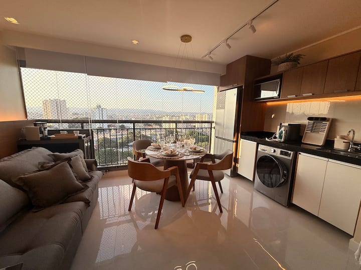 Studio No 20°, 7km Airport Gru, Pool/garage/gym - Guarulhos