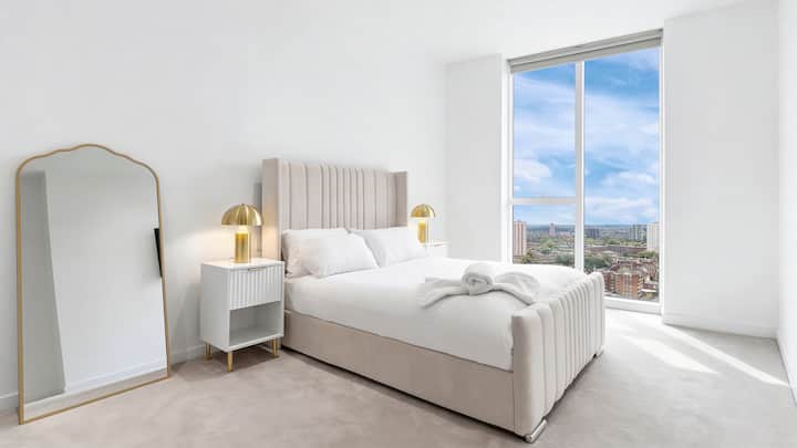 Elegant 1br Flat - Skyscraper Views Prime Location - Fulham